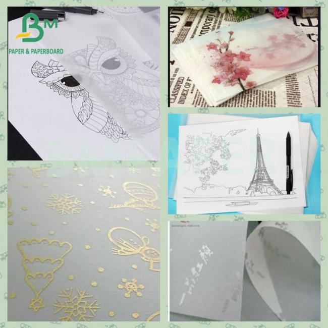 93gsm 100gsm Translucent Printing Drawing Tracing Paper Rolls