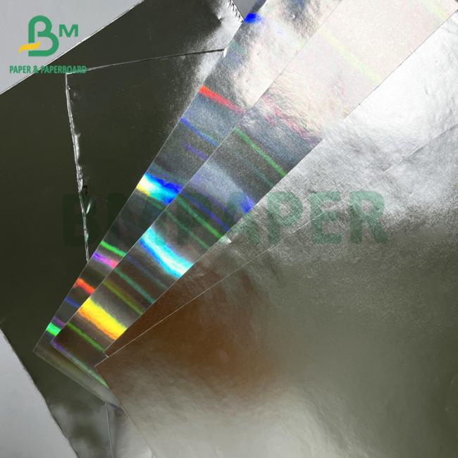 Good Printability 60gsm Silver Metailzed High Wet Strength Paper