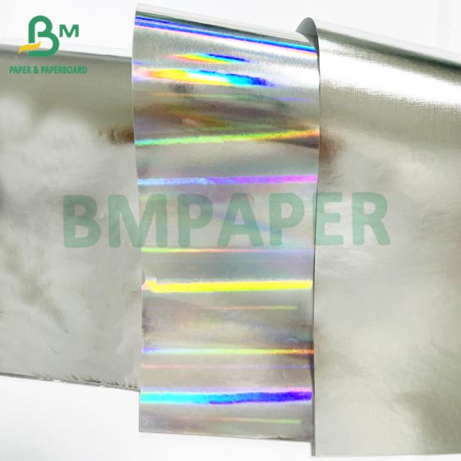 Label Printing Excellent Wet Strength Silver Coated Metailzed Paper