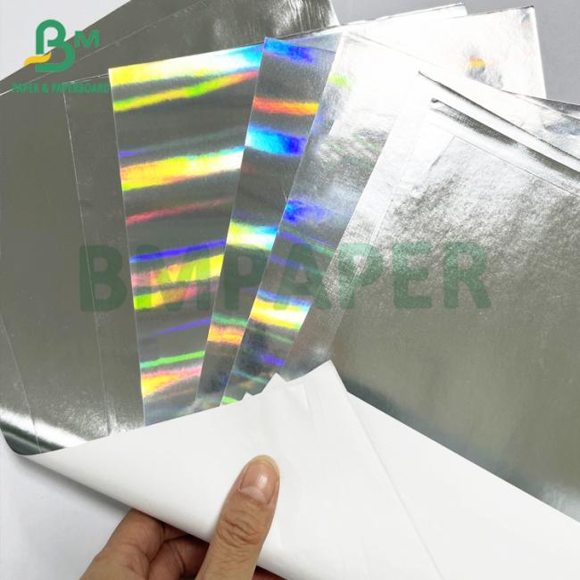Single Side Silver Glossy Coating 70gsm Siver Metallized Paper