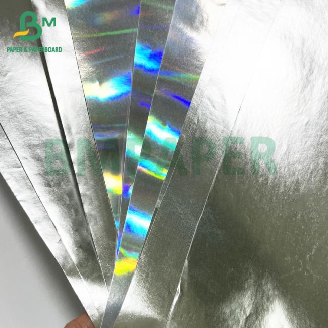 Single Side Silver Glossy Coating 70gsm Siver Metallized Paper