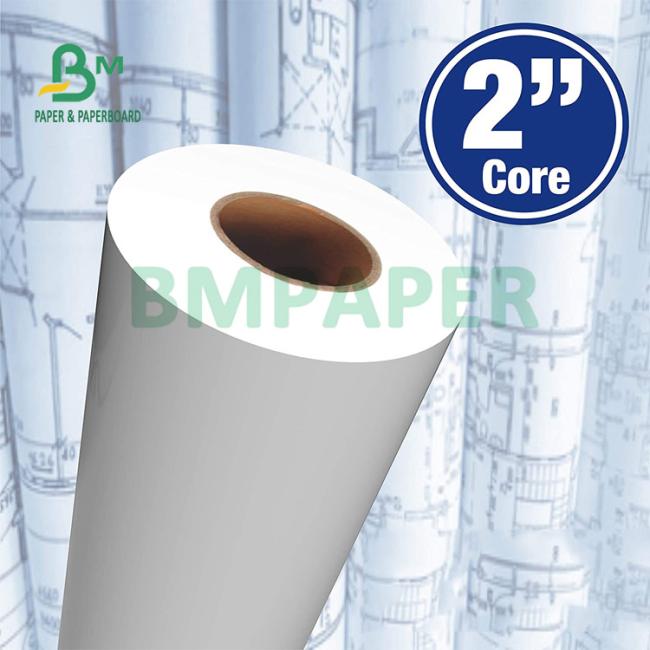 Wide Format CAD Inkjet ROLLS 20lb Bond Paper For Engineering Drawing 24'' x 150'