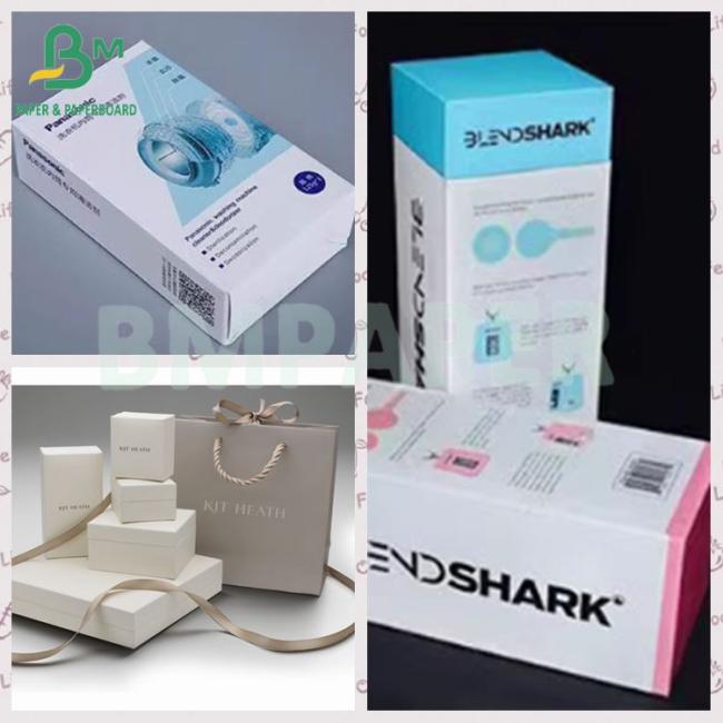 300gsm Recycled Pulp Smooth Double Side Coated White Board Duplex Board