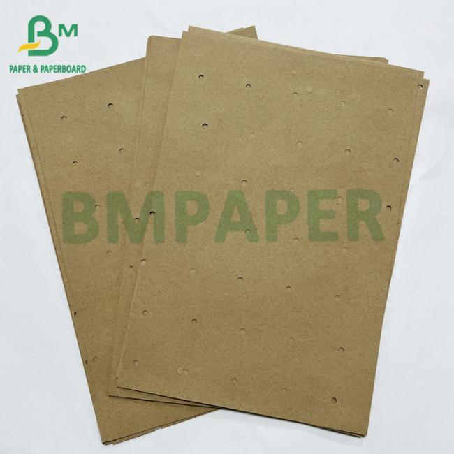 70gsm Recyclable Round Hole Perforating Underlay Kraft Paper For Garment Factory