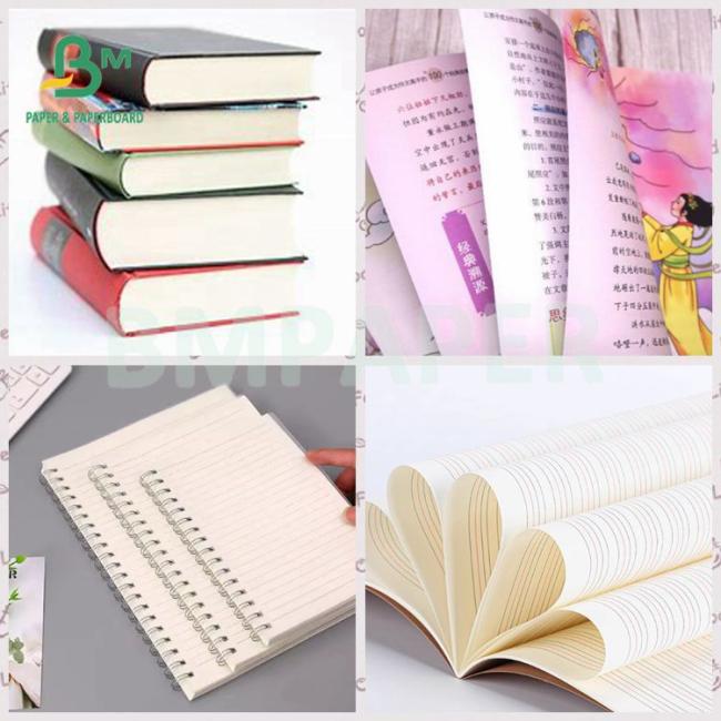 54lb Recyclable Natural White Text paper Notebook Printing Paper