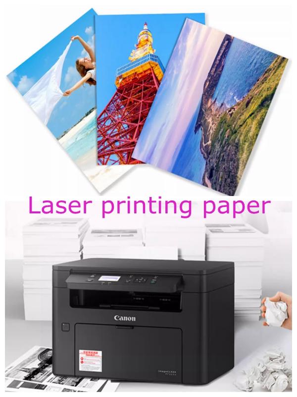 100gsm 120gsm 160gsm High Whiteness Color Laser Printing Paper For Flyer Copy A3 A4 Sheets 