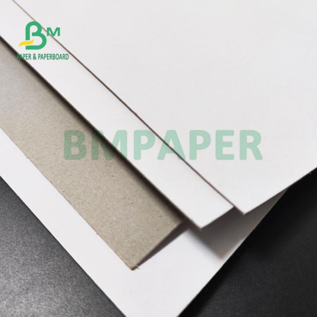 900g 1200g Coated Duplex Board White and Grey 31.5'' x 41.5'' Hard Stiffness
