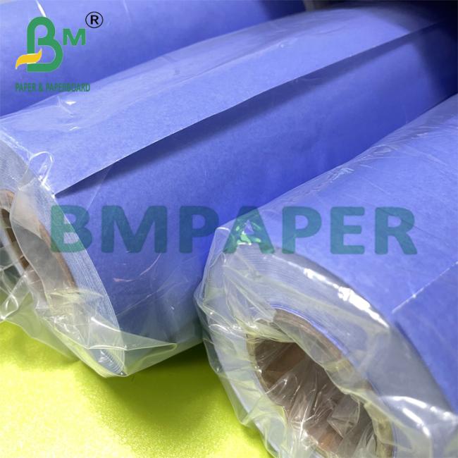 24 Inch x 50m Purplish Blue Color Plotter Bond Paper For CAD Drawing 2'' core