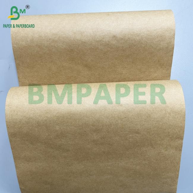 70 80 GSM Unbleached Brown Kraft High Strength Paper Roll 50kgs Loading