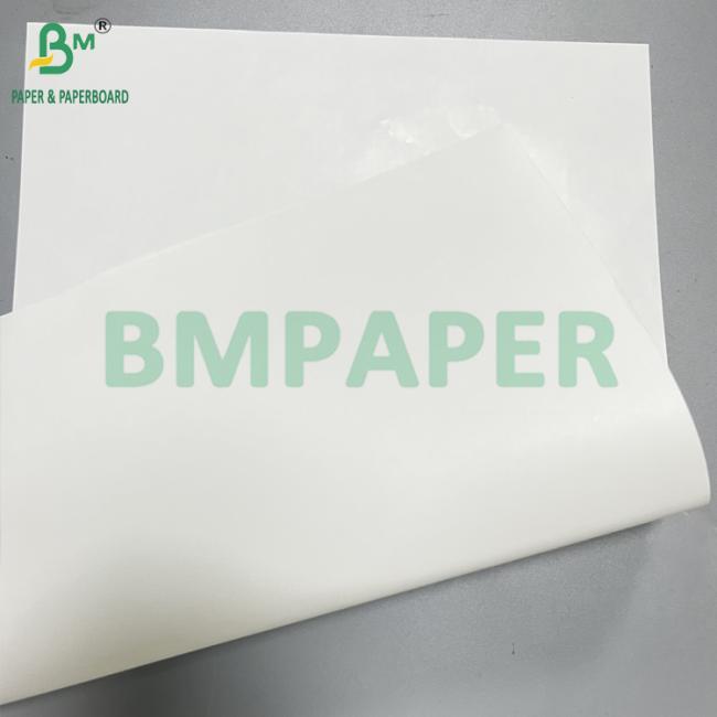 One Side Glossy 62 65 GSM White Wet - Strength Paper Roll For Labels Making 