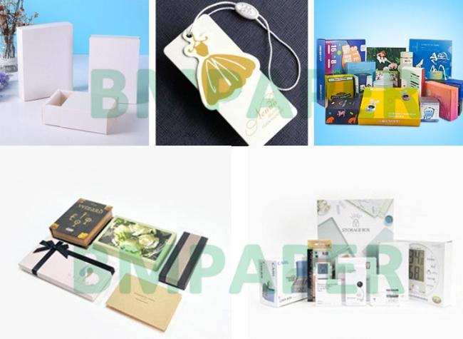 2mm Thick Recyclable Two Sides White Ivory Board For Hangtag High Stiffness