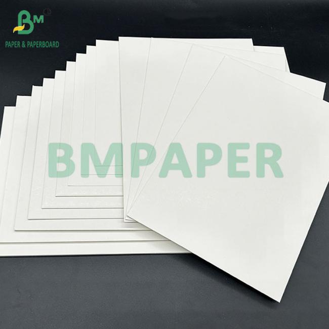 2mm Thick Recyclable Two Sides White Ivory Board For Hangtag High Stiffness