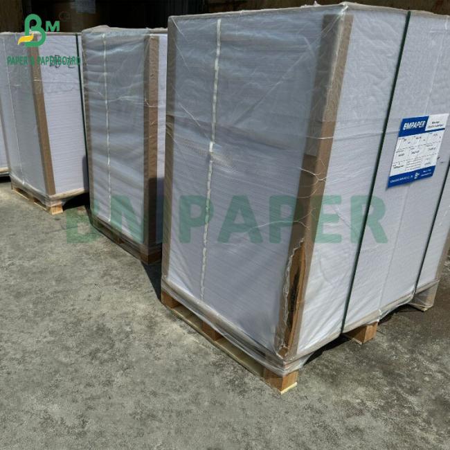 2mm Thick Recyclable Two Sides White Ivory Board For Hangtag High Stiffness