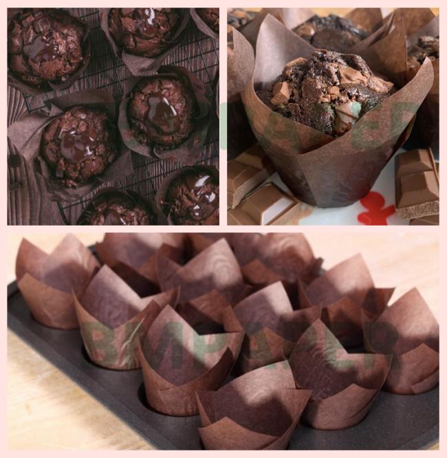 40gsm Baking Cake Wrappers Greaseproof Paper For Chocolate Cookies Heat Resistant