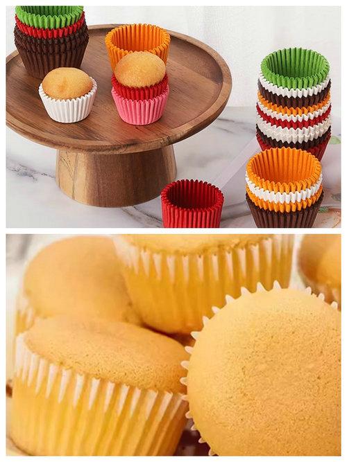 30gram 40gram High Temperature Resistant Cupcake Mould Paper For Muffin Cups Size Customize