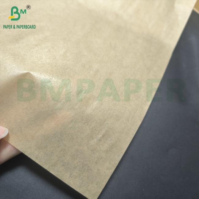 Brown White 40g Non Stick Baking Paper Silicone Oven Baking Liner Paper