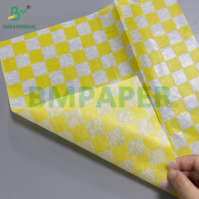 40g 50g One Side Wax Coated Paper Food Grade Wrapping Paper White Black Kraft Coffee Color