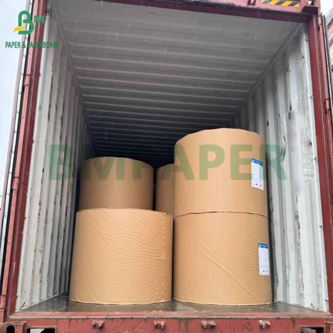 35gsm 40gsm Machine Glazed Brown Kraft Paper MGBK Back Kraft Paper One Side Glossy