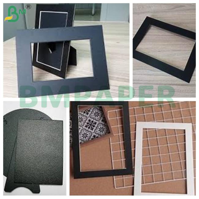 800gsm Black Paper Board Photo Frame Double Side Coated Virgin Wood