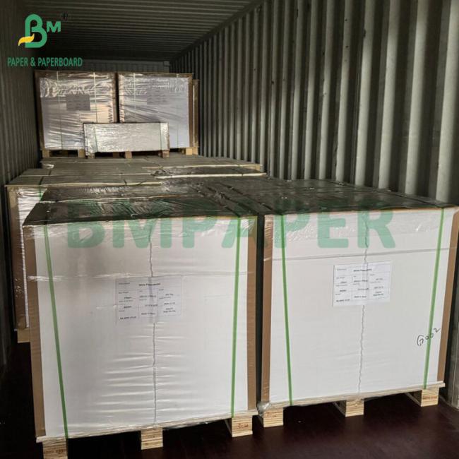  250gsm 12pt C2S Gloss Cover Paper White Printing Board 88*66cm 70x100cm