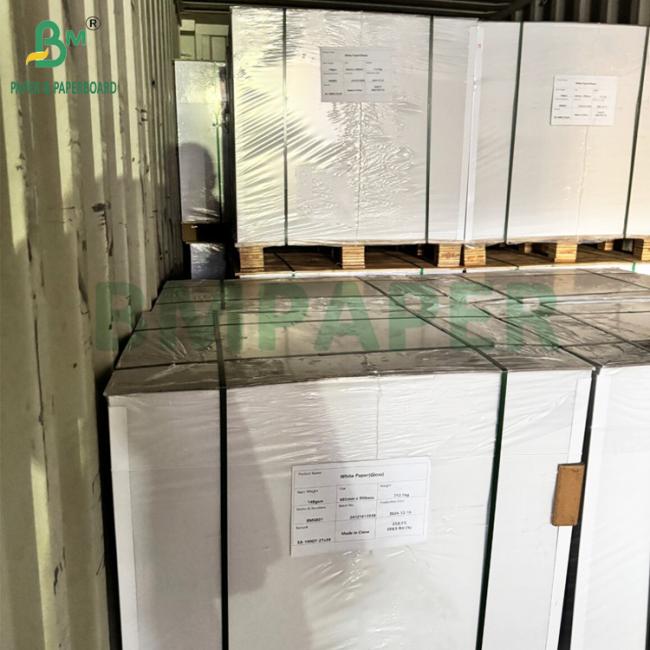 80gsm 120gsm C1S Gloss Coated Art Paper For Label Good Printability 70 x 100cm