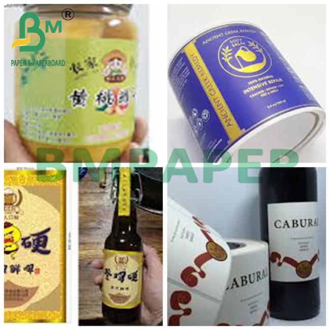 120grams C1S Coated Art Paper Glossy Label Board Roll 70 * 100cm