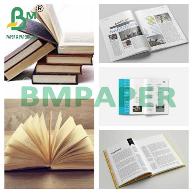 200g Uncoated Cream Woodfree Paper High Bulky Offset Card 70 *100cm