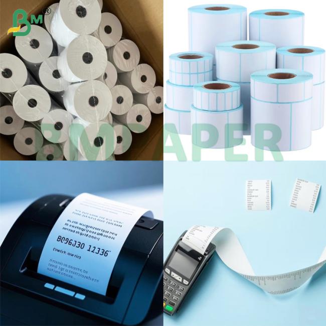 55g 60g High Whiteness Thermal Paper For ATM Paper