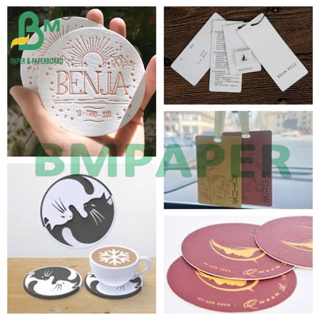 2mm Coaster Board Absorbent Paper With High Folding Resistant 70 * 100cm