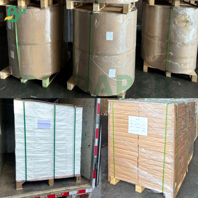 75g-190g High Strength Environmentally Friendly White Kraft Paper for Food Packaging & Bags