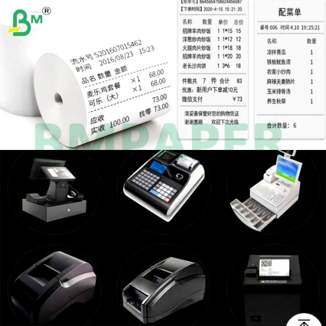 55g 80g 400mm 405mm 565mm White Thermal Paper Rolls for Lottery ATM Labels & Records