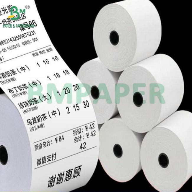 High Whiteness 48gsm 55gsm Thermal Receipt Paper Jumbo Roll 