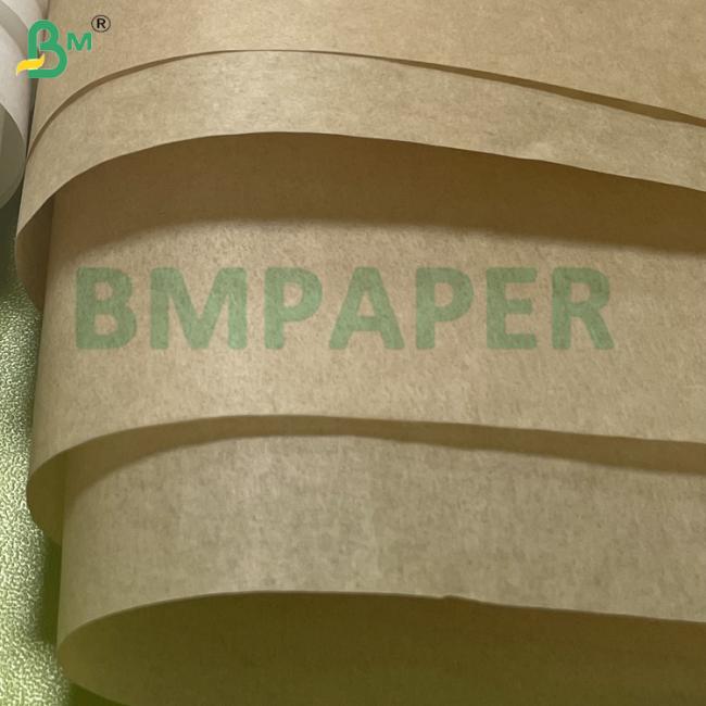 30gsm Greaseproof Paper Kit3 Kit5 Sheet Roll Unbleached Grease Resistant Paper For Fried Food Packing