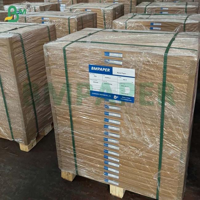55gsm - 100gsm Virgin White Woodfree Paper Sheets 64 X 90cm 61 X 86cm Ream Pack