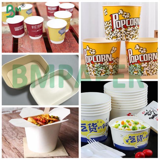 Waterproof Food Grade PE Coated Paper For Cups And Containers 230gsm