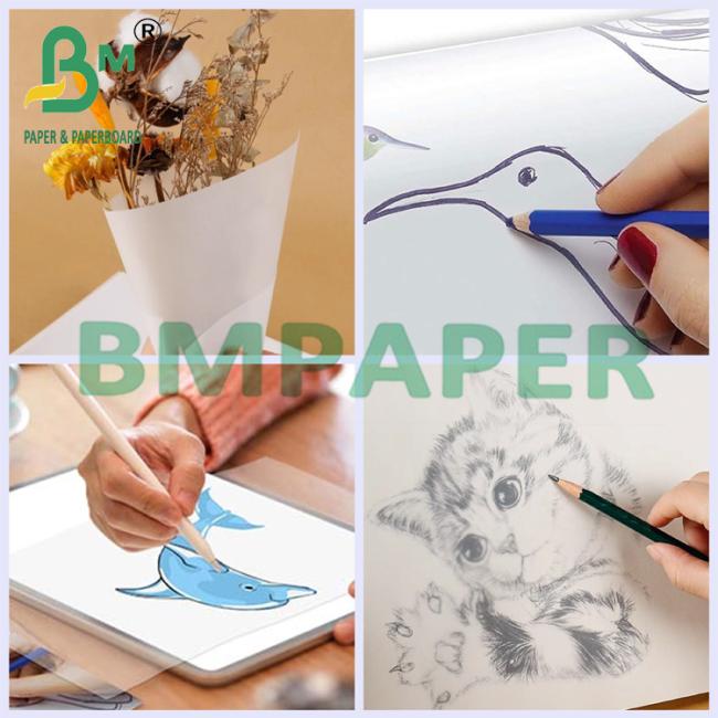 60/70/73/83gsm A4 White Sketch And Draw Paper For Flash Stamp Machine