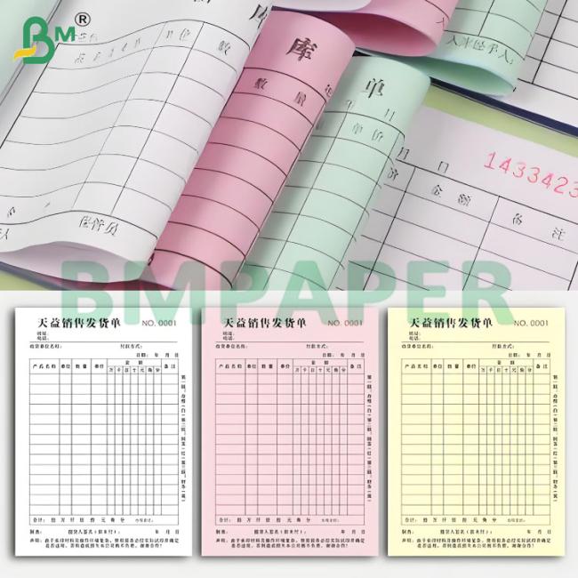 80Gsm Clear Image NCR Paper Sheets for Multiple Forms and Receipts
