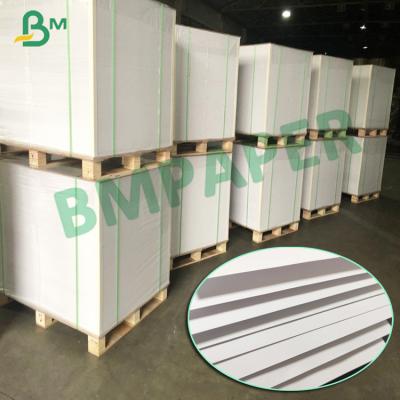China Matt White Woodfree Uncoated Paper Board For Poster Card Brochures for sale