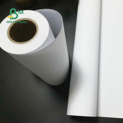 China 24" x 150ft 92 Plotter-Papier-unbeschichtete Bondrolle 2" der Helligkeits-20lb CAD Kern zu verkaufen