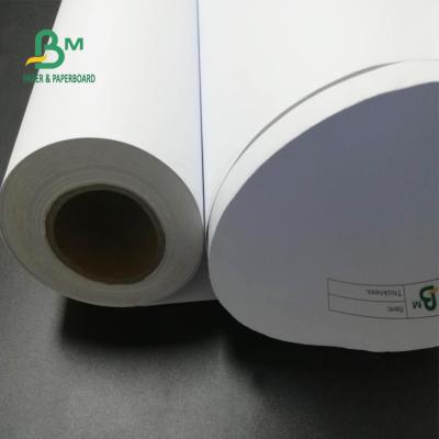 China 24" x 150ft 92 Plotter-Papier-unbeschichtete Bondrolle 2" der Helligkeits-20lb CAD Kern zu verkaufen