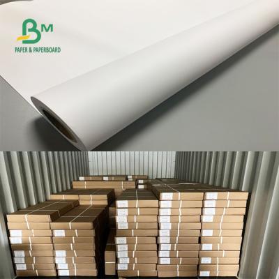 China 36" x 500ft 92 rolo bond sem revestimento 3" do papel de plotador do brilho 20lb CAD núcleo à venda