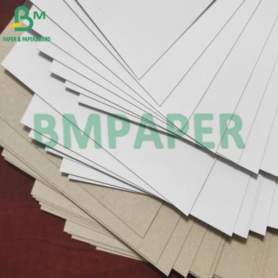 China Grey Back GD2 Coated Duplex Board Paper Recycled Pulp Material White Top for sale