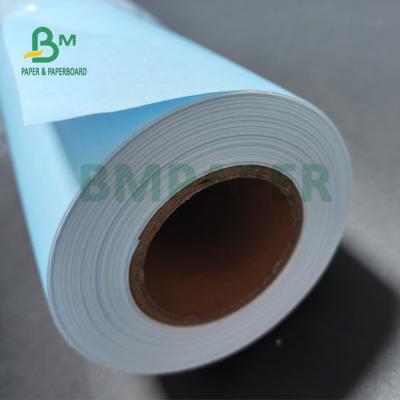China papel de modelo de un sólo lado 80gsm para las impresoras del cad 30" x 50yards 2" base en venta