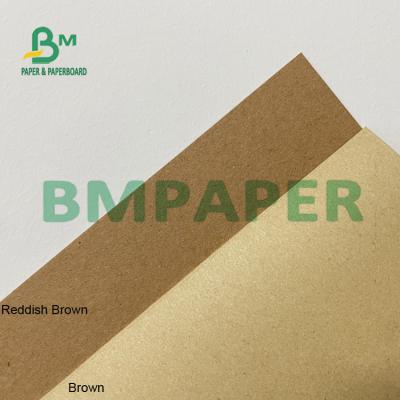 China Virgin Reddish Brown Kraft Wrapping Paper Roll For Custom Wrapping Boxes for sale