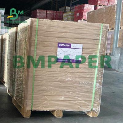 China Virgin Reddish Brown Kraft Wrapping Paper Roll For Custom Wrapping Boxes for sale
