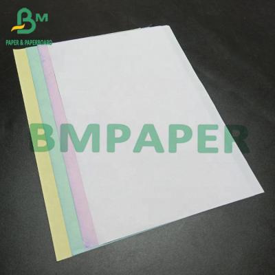 China 50g 55g Colorful Carbonless Harmless Copy Paper Sheet For Invoice Printing for sale