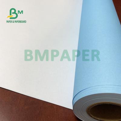 중국 공학 610 밀리미터 Ｘ 150m을 위한 80gsm 일 측 푸른 CAD 플로터 종이 판매용