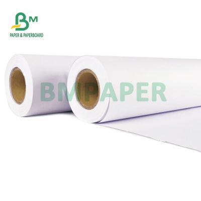 China 20lb CAD Uncoated Inkjet Plotter Paper For Engineering Plans 24'' 36'' X 150' for sale