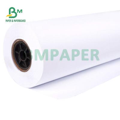 China 20lb CAD Uncoated Inkjet Plotter Paper For Engineering Plans 24'' 36'' X 150' for sale
