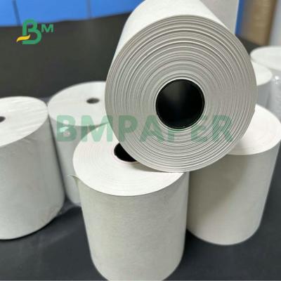 China 50Gr 55Gr 80 x 80mm 57 x 50mm Thermal Receipt Paper For ATM Register Paper Printing for sale